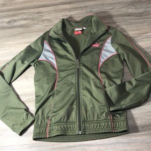 Puma | Jackets & Coats | Puma Green Zip Up Sport Jacket | Poshmark